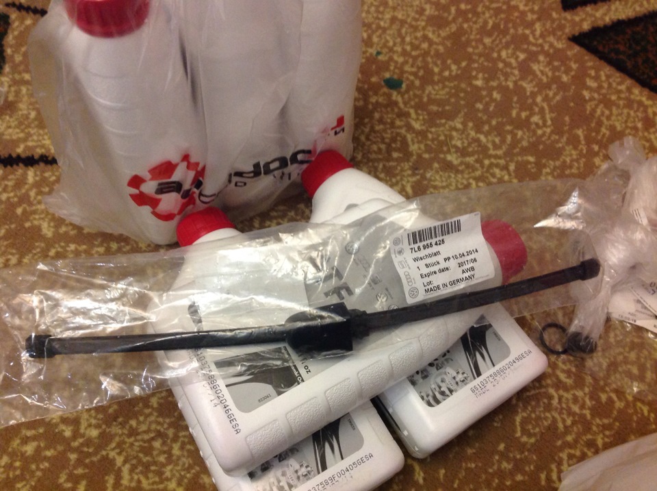 Докупка запчастей для ТО — Volkswagen Touareg (1G), 3 л, 2008 года ...