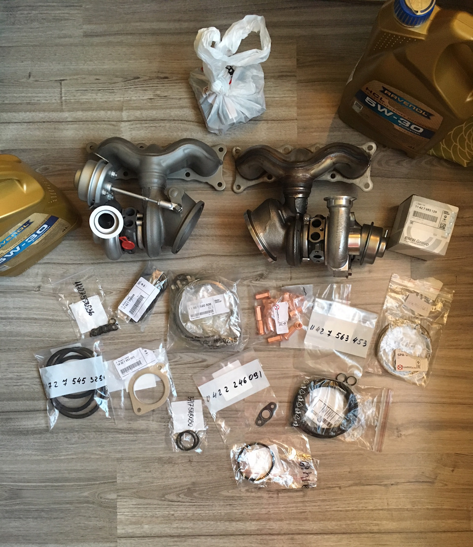 Подготовка к большому ТО (замена турбин N54B30) часть 1 — BMW 3 series ...