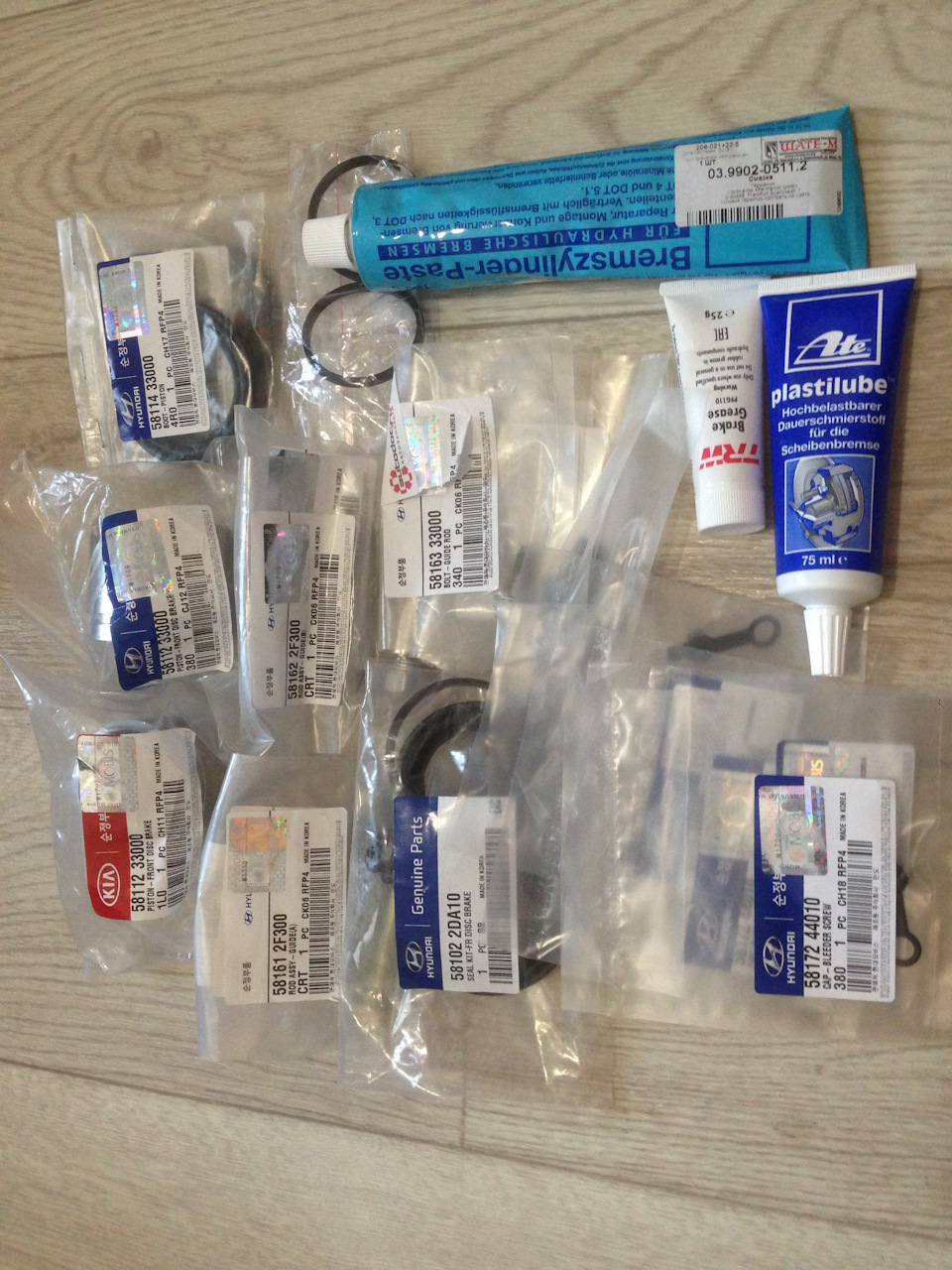 5811233000 Поршень тормозного суппорта KIA HYUNDAI | Запчасти на DRIVE2