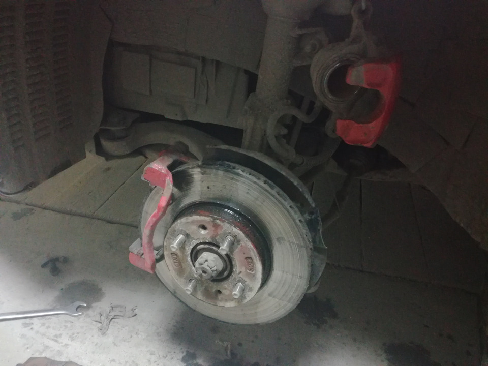 Тормоза! Диски да колодки. — KIA Rio (2G), 1,4 л, 2006 года | своими ...
