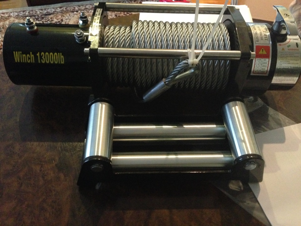 Лебедка Electric winch 13000 — УАЗ 31514, 2,9 л, 2001 года | тюнинг ...