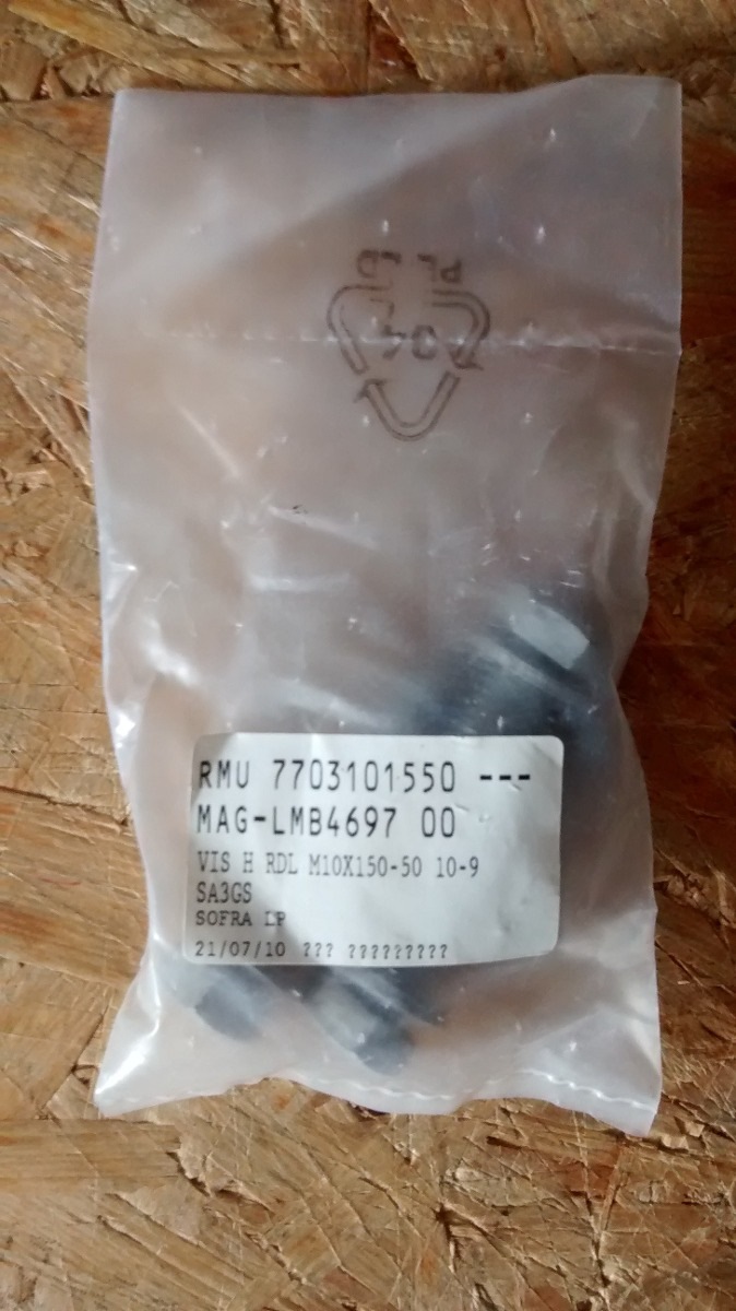 7703101550 Болт крепл кроншт подвески RENAULT | Запчасти на DRIVE2