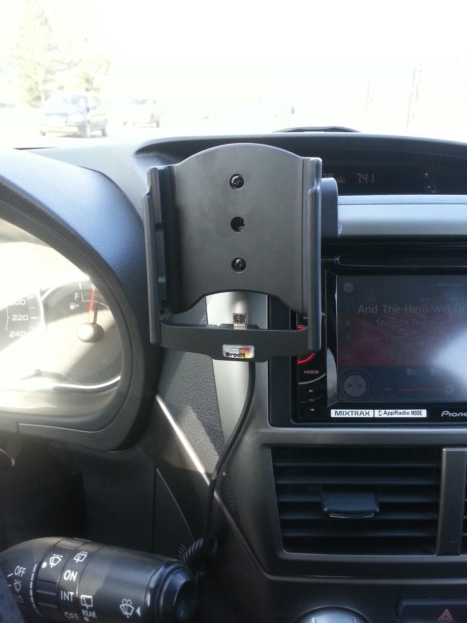 Держатель для телефона Brodit — Subaru Impreza (GE/GH), 2 л, 2007 года ...