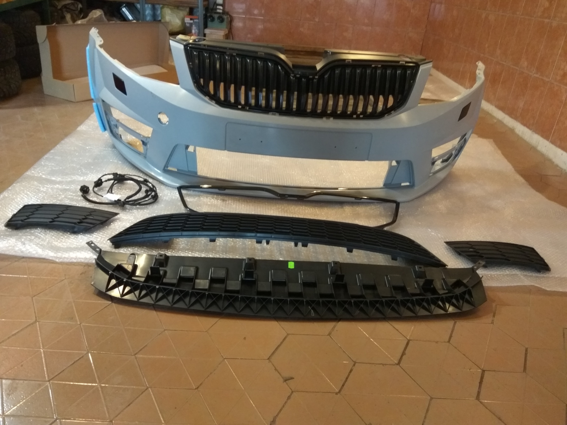 Бампер RS. Часть 1 — Skoda Octavia A7 Mk3, 1,6 л, 2015 года | тюнинг ...