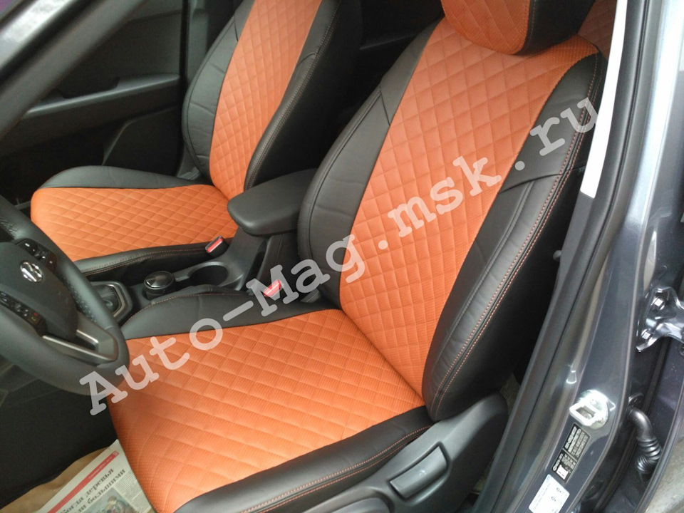 Чехлы на Хендай Крета из экокожи | Автопилот — Auto-mag.msk.ru на DRIVE2