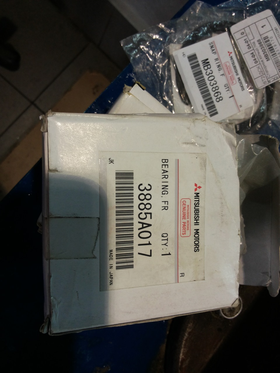 3885A017 Ремкомплект ступицы передней Mitsubishi | Запчасти на DRIVE2