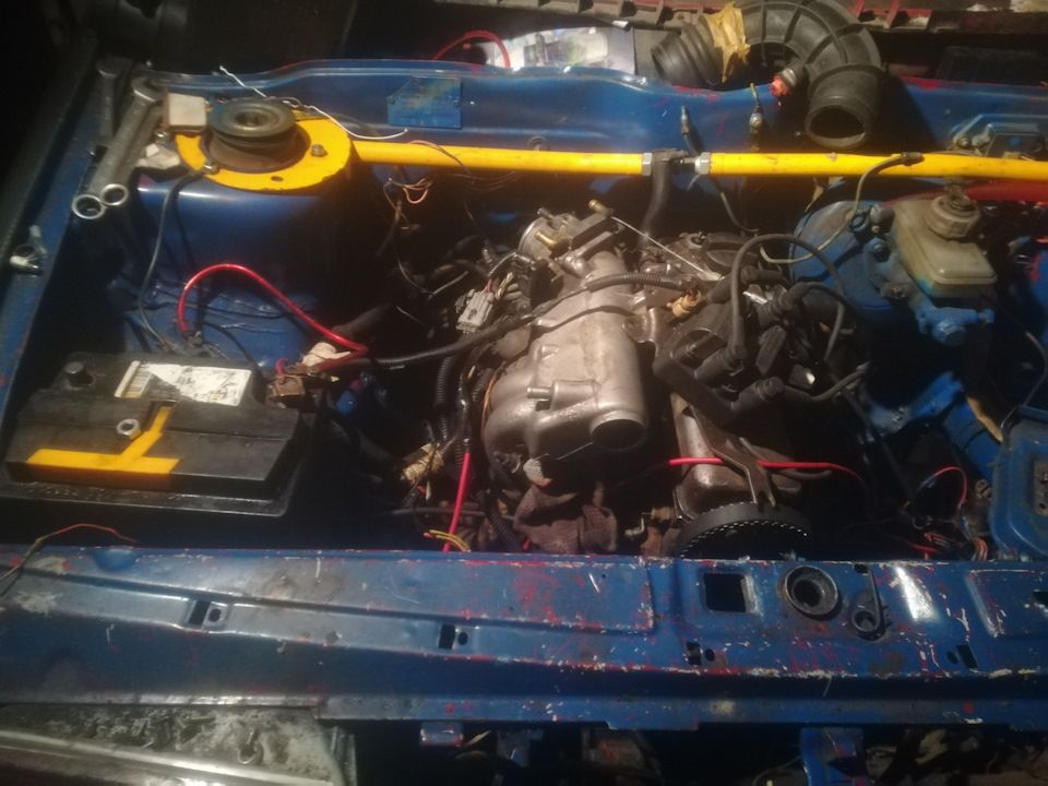 2108 задний привод двигатель на окончательно своем месте… — Lada 2108 ...