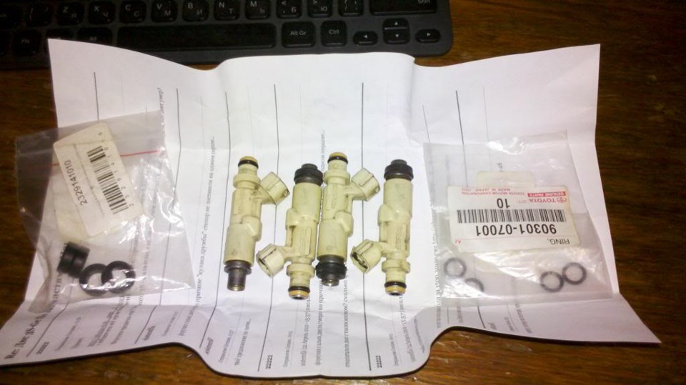 9030107001 Кольцо уплотнительное топливной форсунки верхнее TOYOTA ...