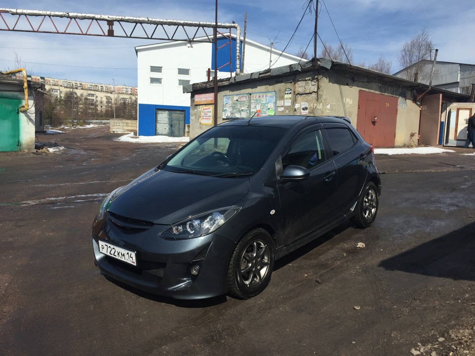 Немного видео и пара фото Demio DE5FS — Mazda Demio (3G), 1,5 л, 2007 года | видео | DRIVE2