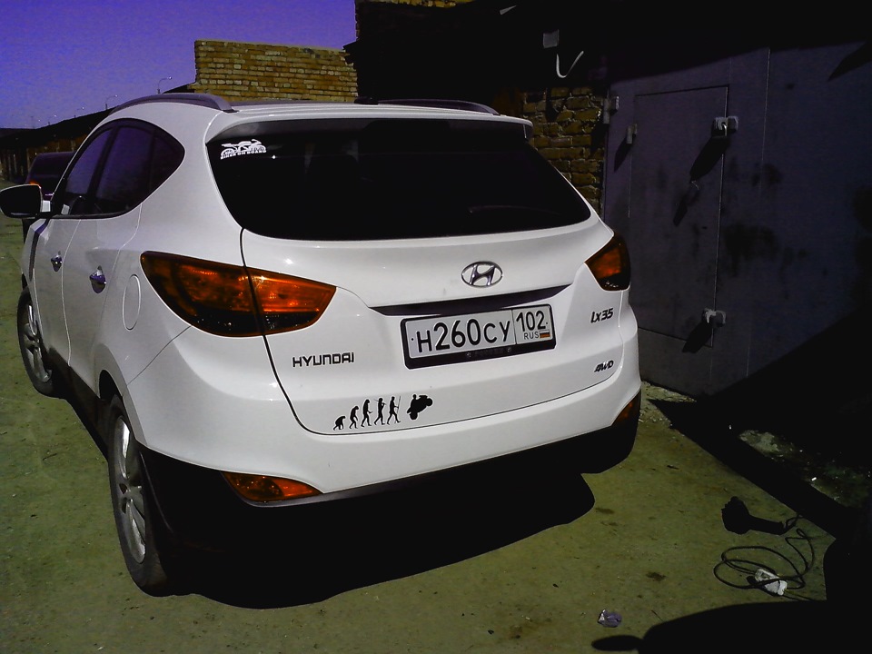 Тонируем задние фонари ix 35 — DRIVE2