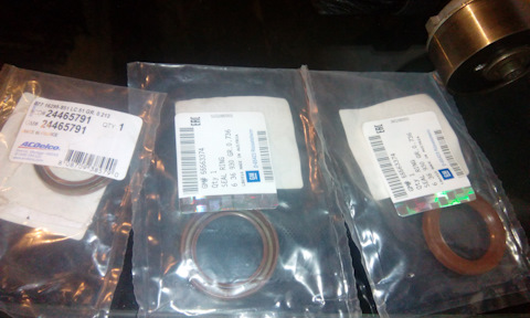 24465791 Уплотнительное кольцо коленвала GM | Запчасти на DRIVE2