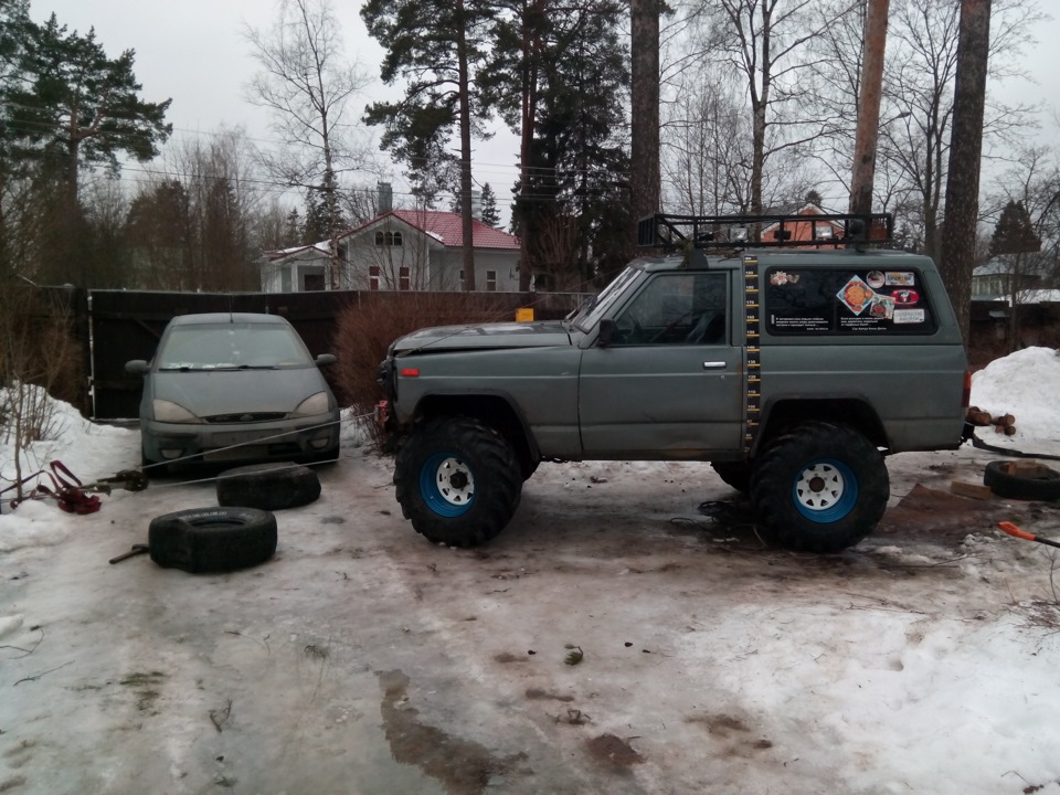 Собрал колеса и почти готов к выезду. — Nissan Patrol (K160), 4,2 л ...