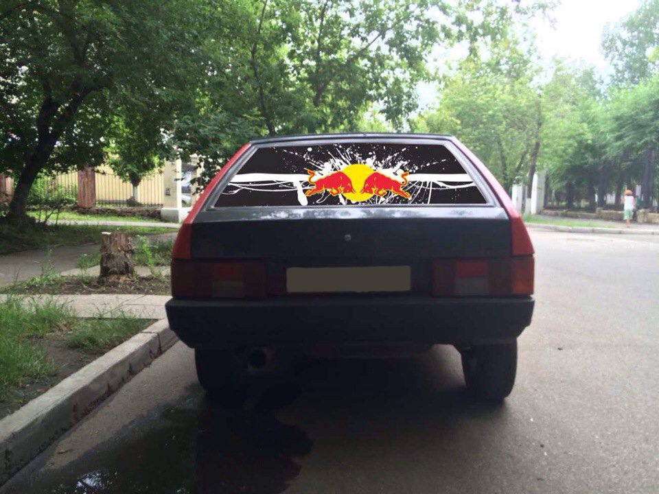 Продам наклейки RED BULL на ВАЗ 2108 — DRIVE2