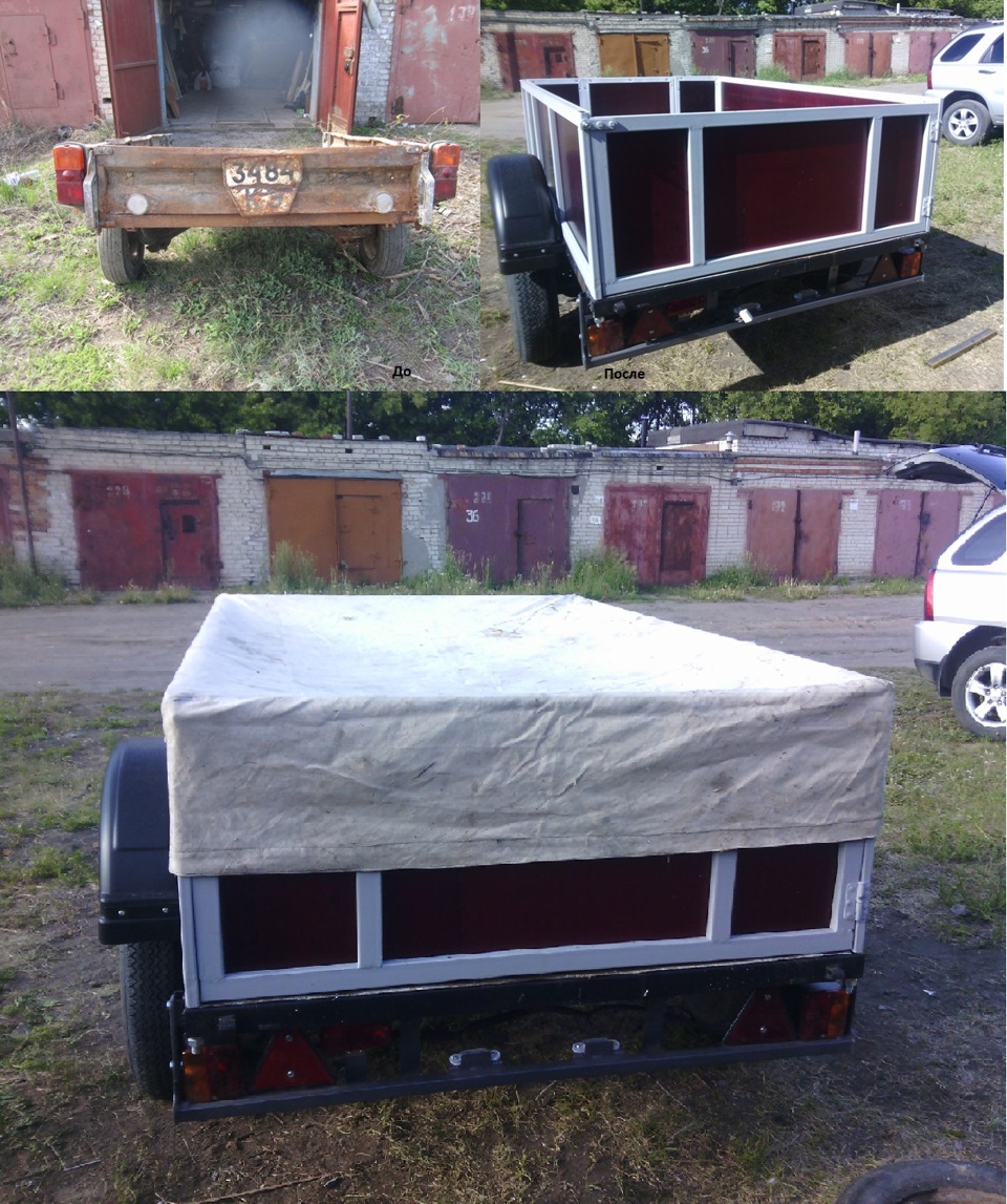 Прицеп КМЗ — KIA Rio (1G), 1,5 л, 2004 года | своими руками | DRIVE2