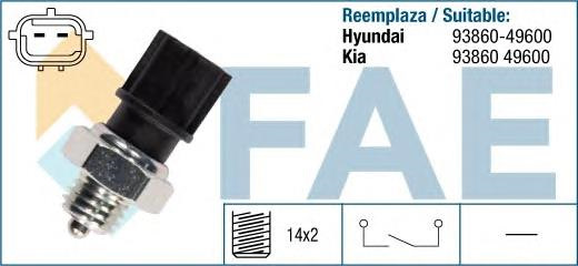 9386049600 Датчик включения ламп заднего хода KIA HYUNDAI | Запчасти на ...