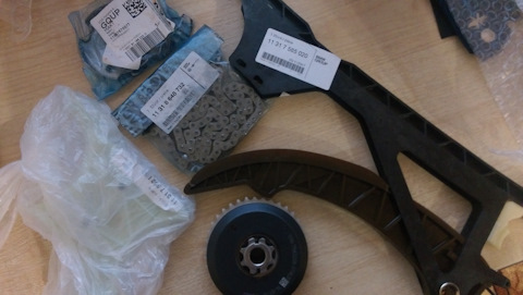 11317585020 Планка натяжителя и направляющая цепи BMW | Запчасти на DRIVE2