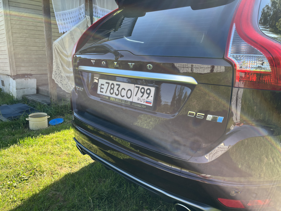 Задняя сабля R-design — Volvo XC60 (1G), 2,4 л, 2014 года | своими ...