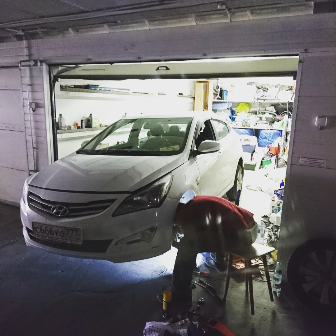 Колодки =) — Hyundai Solaris, 1,6 л, 2016 года | своими руками | DRIVE2
