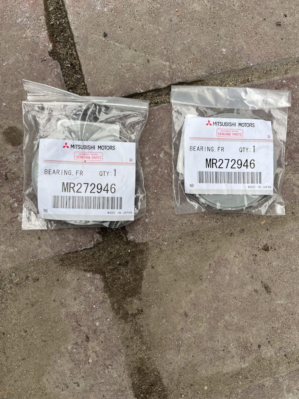 Замена подшипников передней опоры 2 — Mitsubishi Outlander (1G), 2,4 л ...