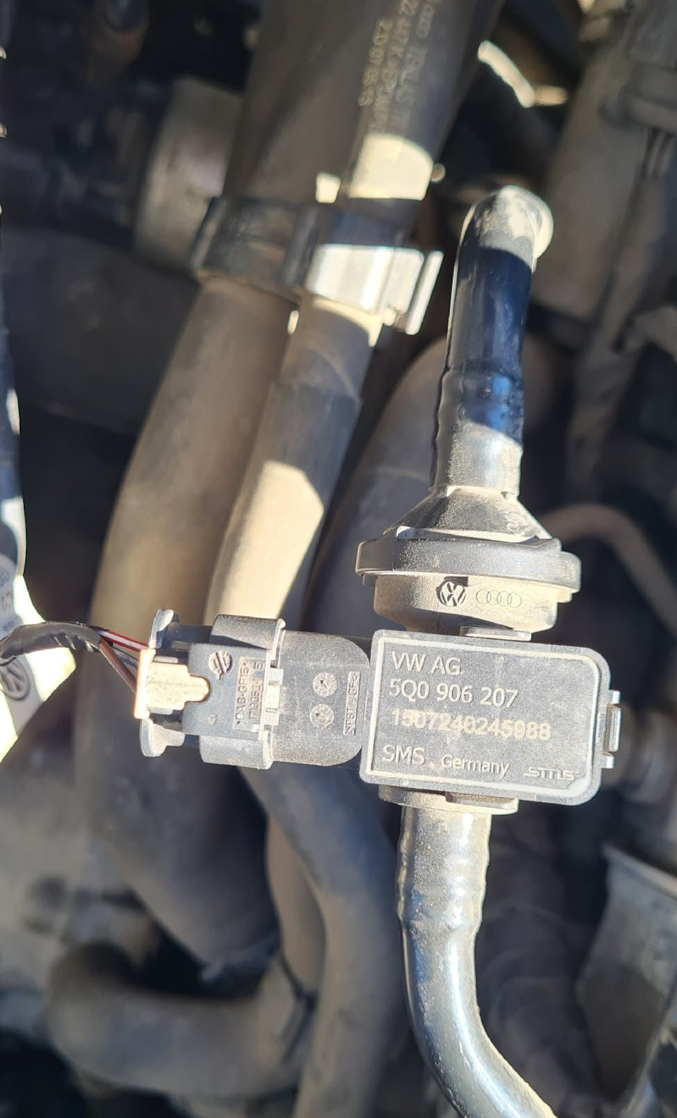 5Q0906207 Датчик давления в наличии гарантия VAG | Запчасти на DRIVE2