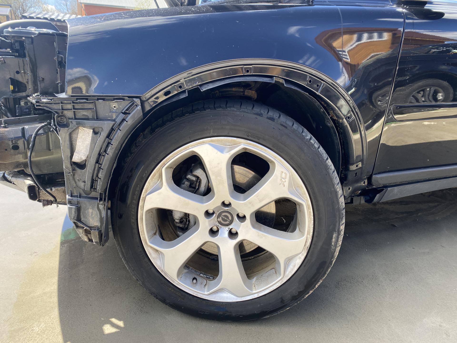 Частная практика: Удаление ржавчины с Volvo XC90 путём замены деталей ...