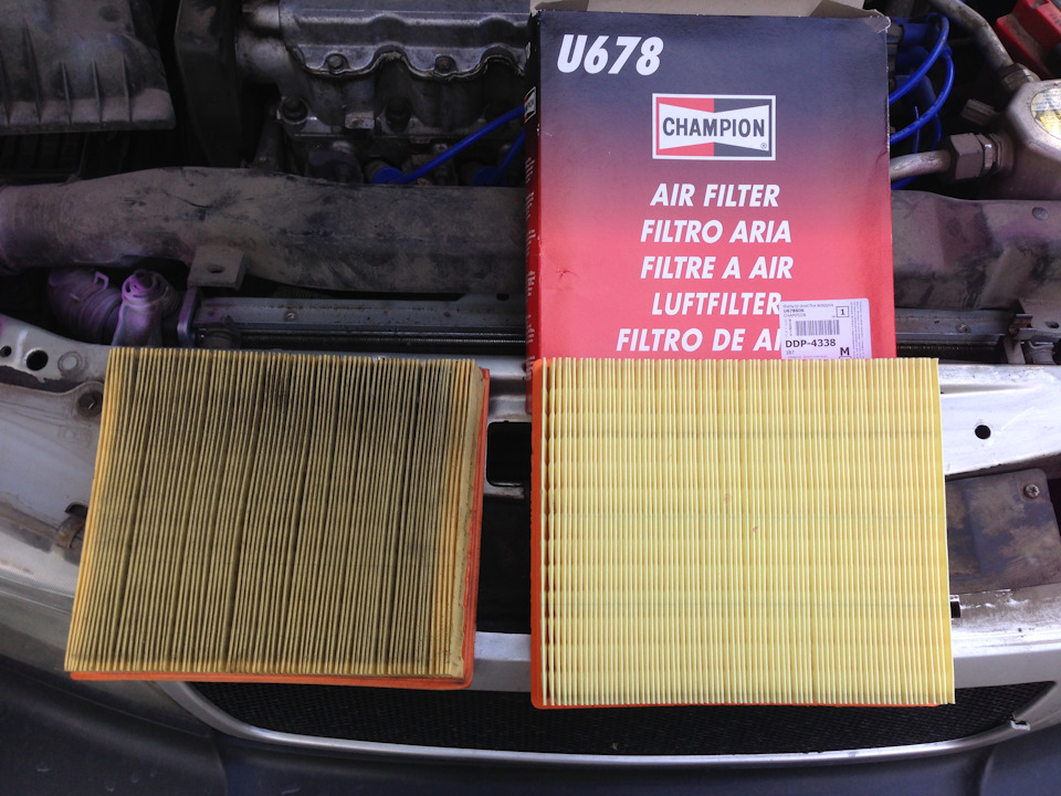 Замена фильтра воздушного — Daewoo Nexia (2G), 2,4 л, 2001 года ...