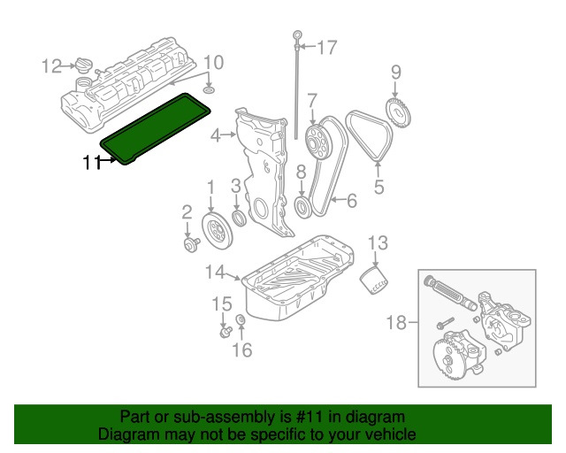 1118965J00 ПРОКЛАДКА КЛАПАННОЙ КРЫШКИ SUZUKI | Запчасти на DRIVE2