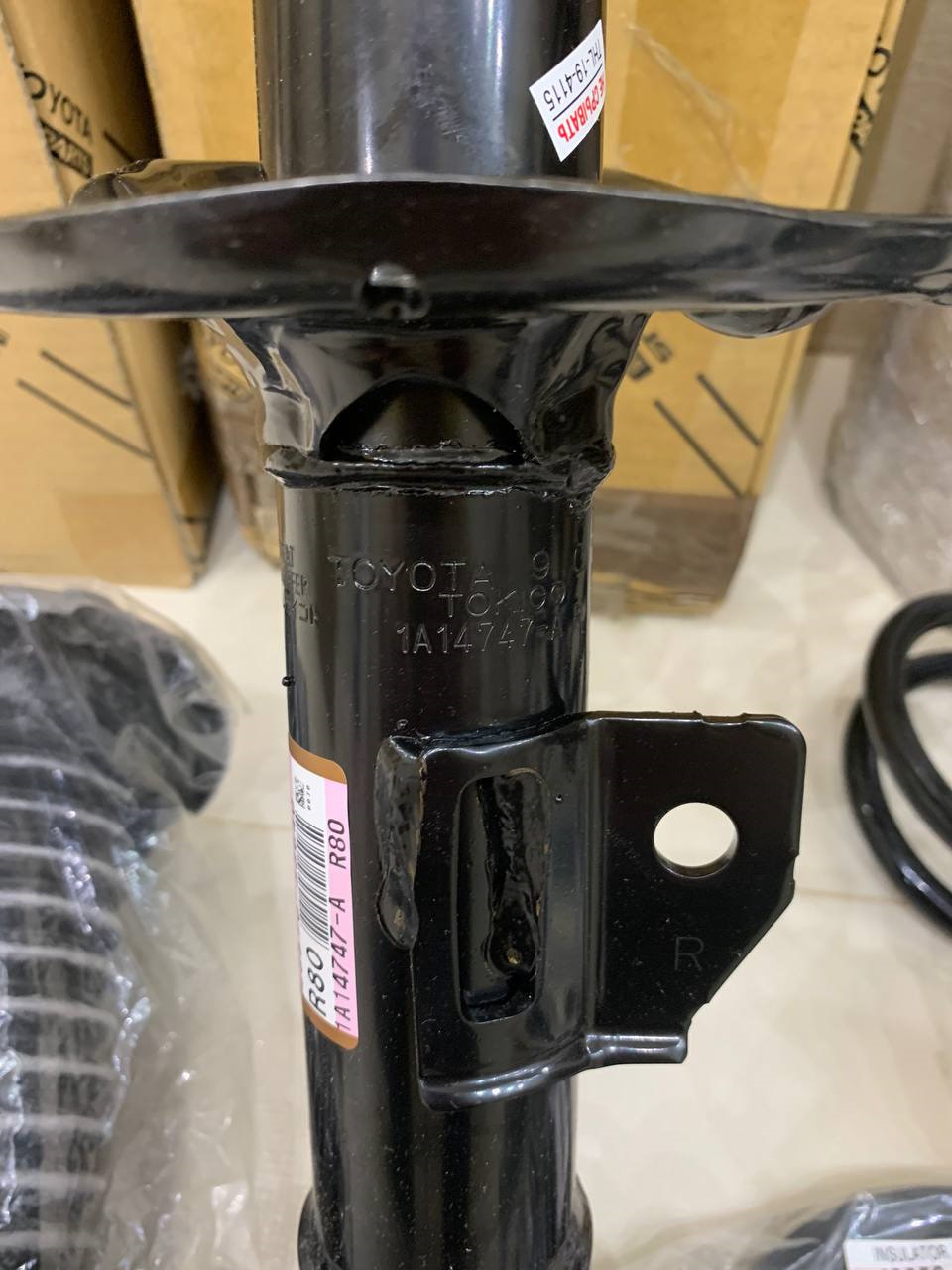 Замена всех амортизаторов и пружин — Toyota Camry (XV50), 2,5 л, 2012 ...