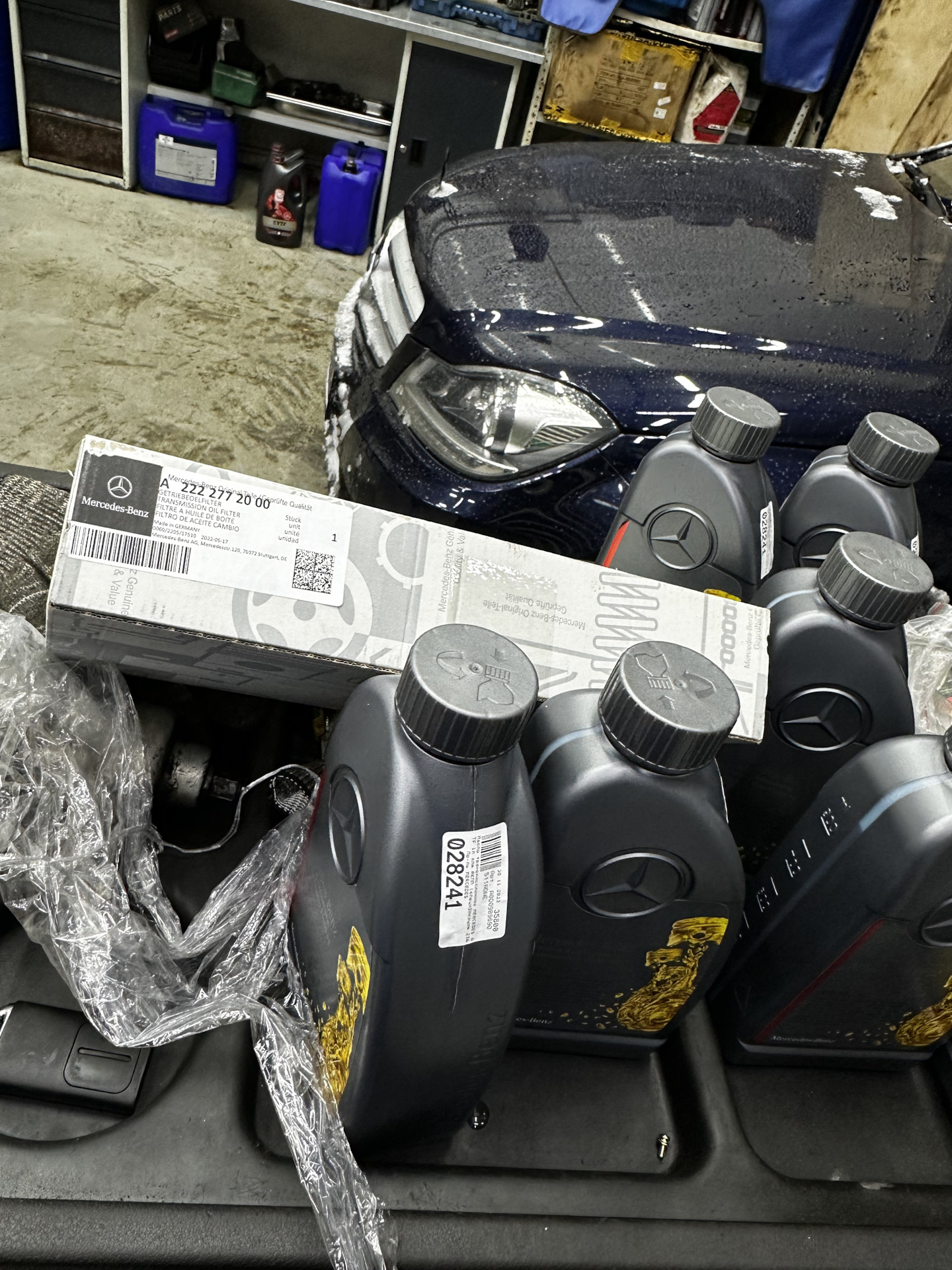 Замена масла АКПП 57570км — Mercedes-Benz C-Class (W204), 1,6 л, 2012 ...