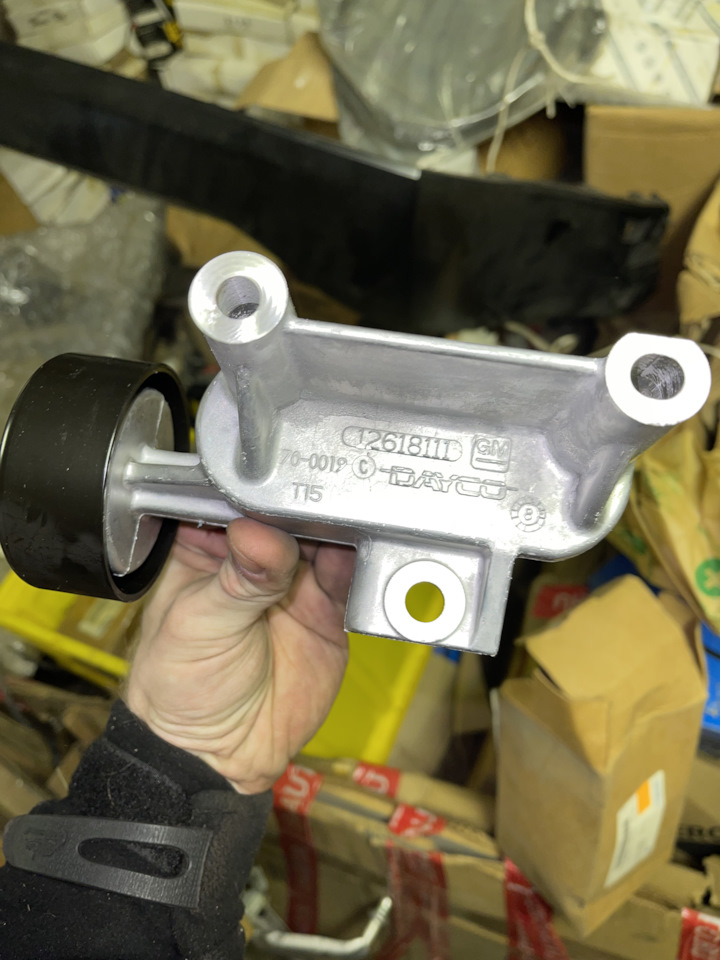 12618111 Шкив натяжителя ремня ГРМ GM | Запчасти на DRIVE2