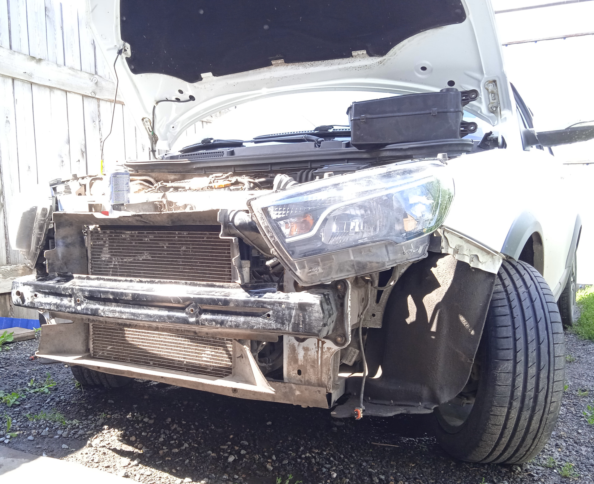 Почистил радиаторы — Lada Vesta SW Cross (1G), 1,8 л, 2019 года ...