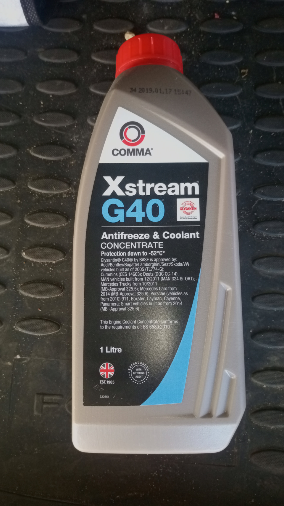 XSG401L Антифриз G12++ XSTREAM G40 концентрат 1л COMMA | Запчасти на DRIVE2