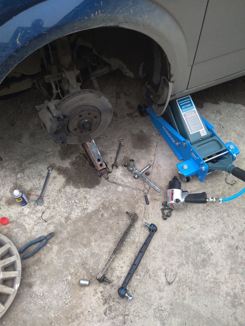 Растаяли дороги — это к замене стоек стаба — Opel Astra H, 1,4 л, 2008 ...