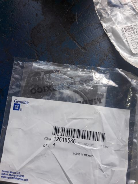 12618586 УПЛОТНЕНИЕ ТУРБОКОМПРЕССОРА GM | Запчасти на DRIVE2