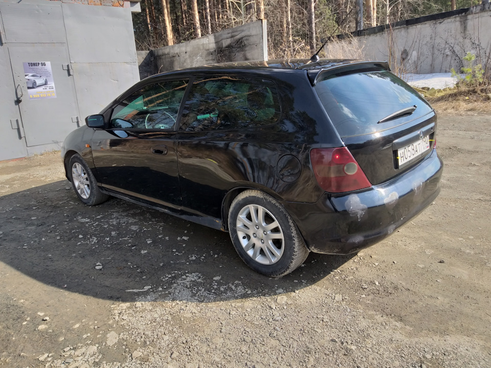 35% без лба — Honda Civic Hatchback (7G), 1,6 л, 2001 года | аксессуары ...