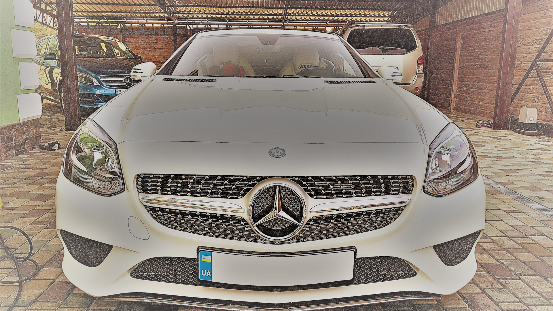 Mercedes-Benz SLK (R172) 1.8 бензиновый 2013 | White Shark на DRIVE2