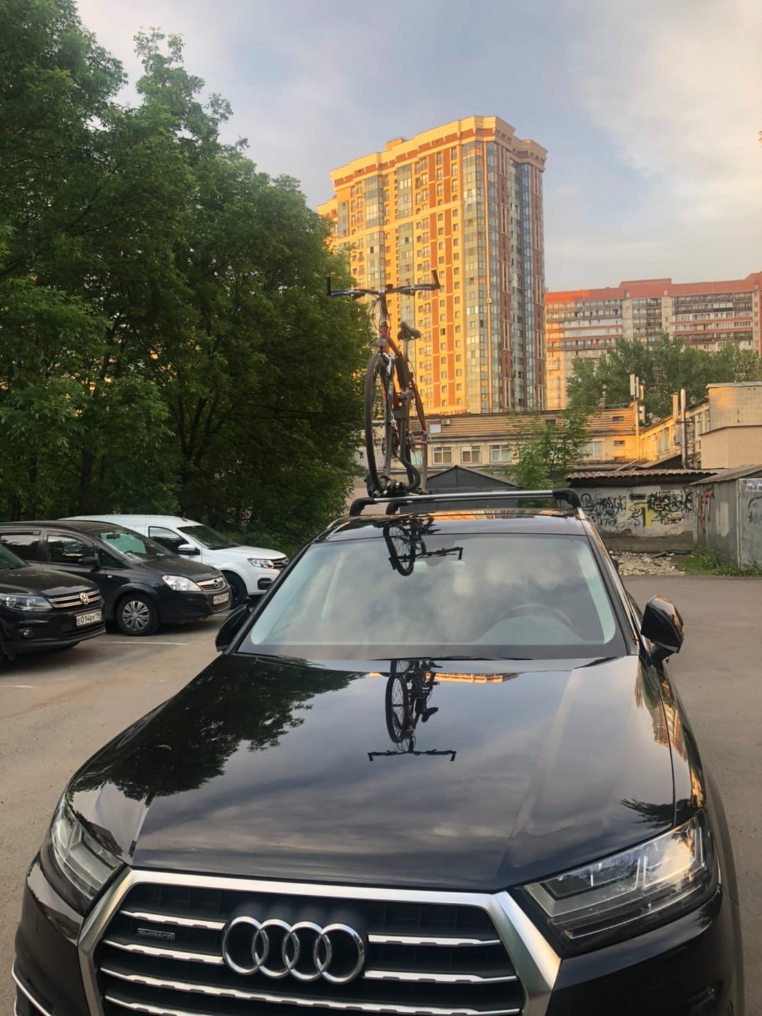 Багажник THULE WingBar Edge 9596 + Кит — Audi Q7 (2G), 3 л, 2016 года ...