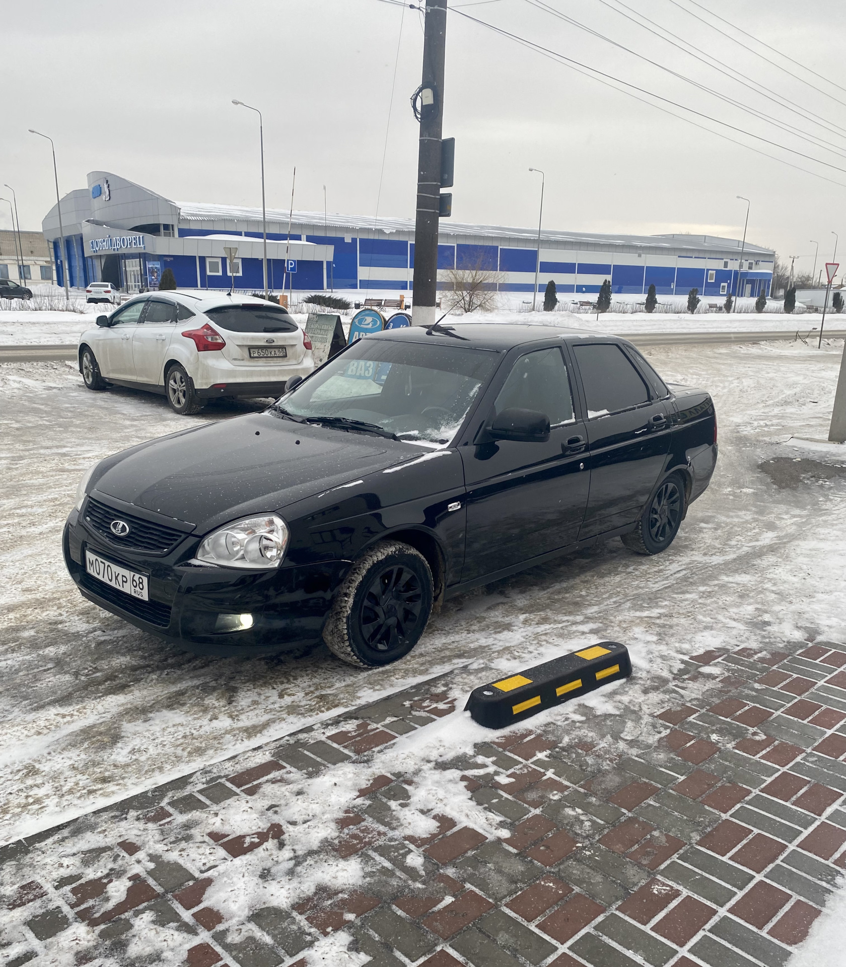 Колпаки black edition и снова антихром — Lada Приора седан, 1,6 л, 2016 ...
