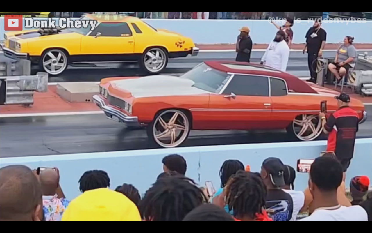 Donkmaster Lost 10000. Accident Donk Chevy Bluemagic | Big Rims ...