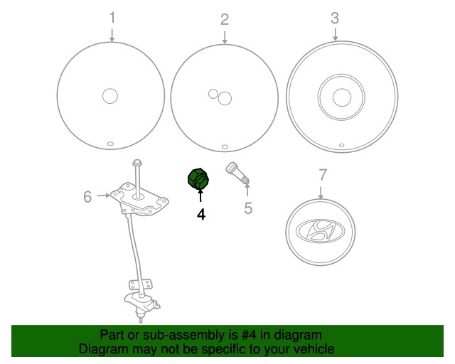 52950H1000 ГАЙКА M8 KIA HYUNDAI | Запчасти на DRIVE2