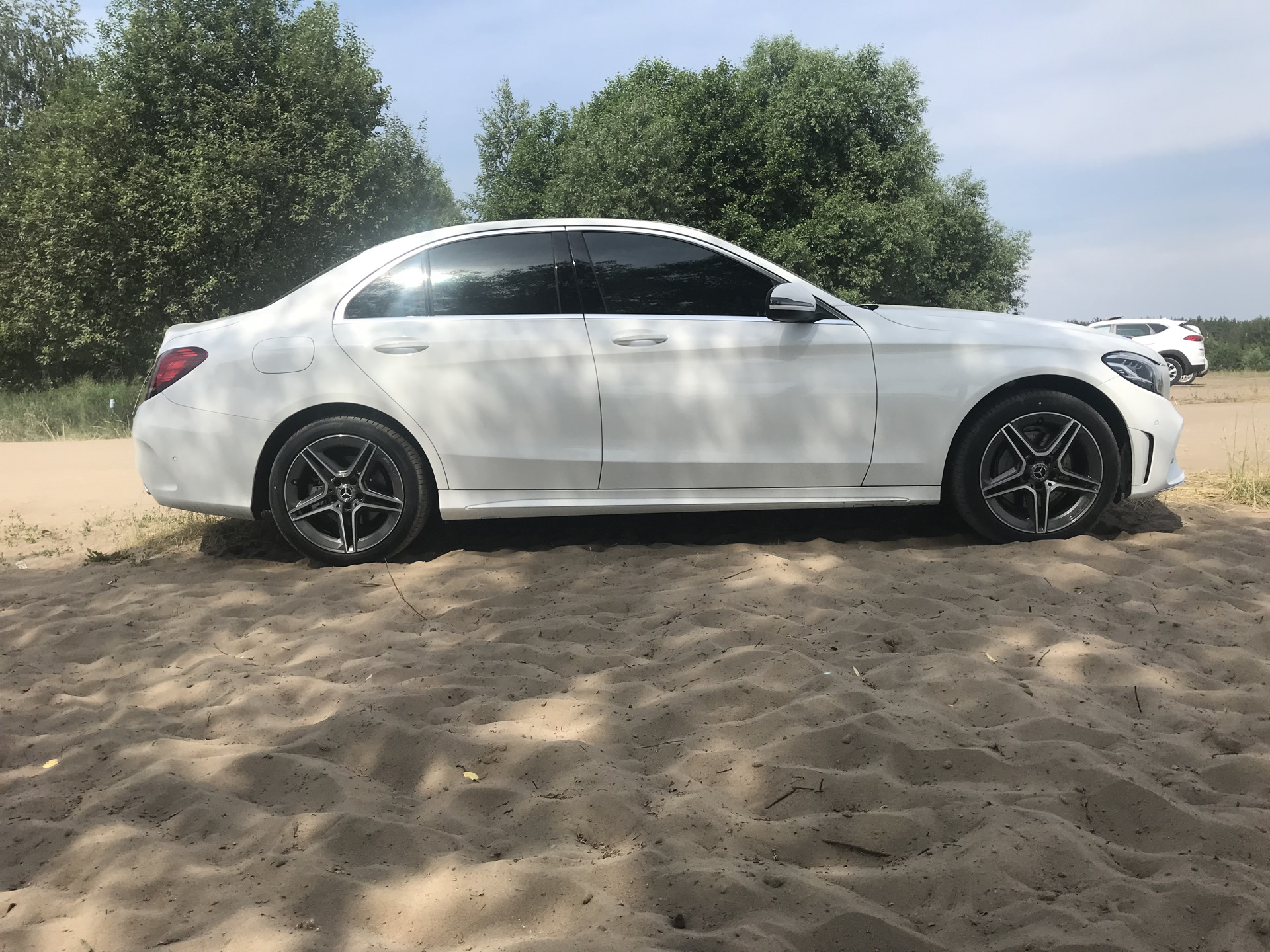Тонировка — Mercedes-Benz C-Class (W205), 1,6 л, 2018 года | стайлинг | DRIVE2
