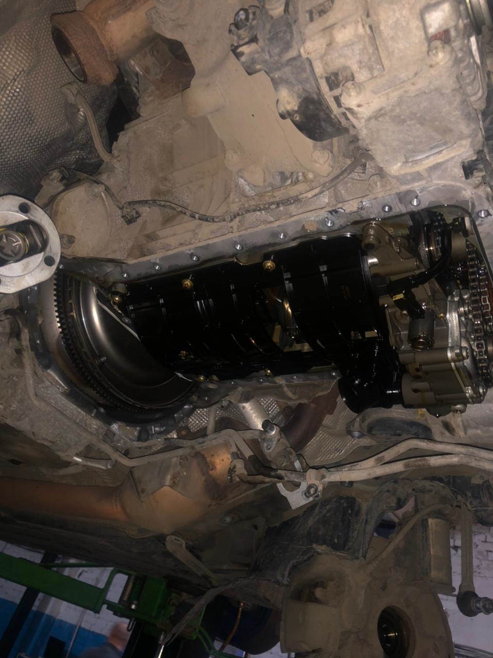 Замена подшипника промежуточного вала, замена левого привода, замена ...