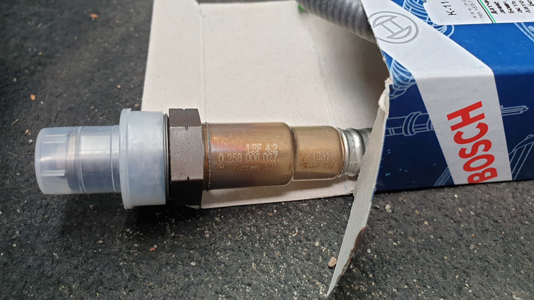 Кислородный датчик Bosch 0258006027 — Citroen C5 (1G), 2 л, 2006 года ...