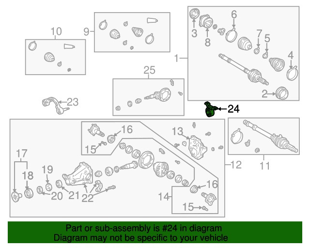 5238042082 Опора диференциала TOYOTA LEXUS | Запчасти на DRIVE2