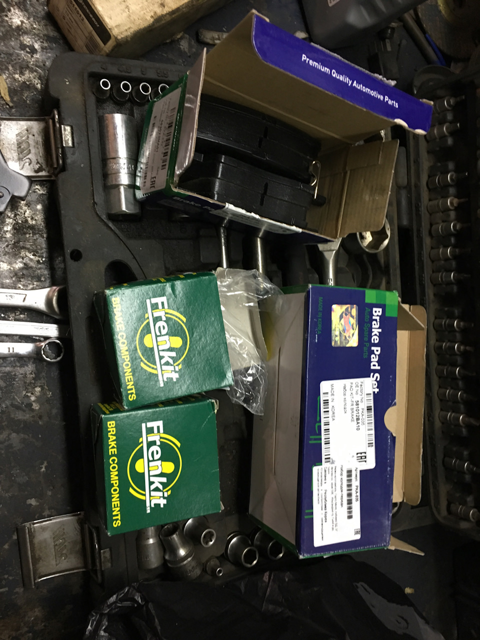 581012BA10 КОМПЛЕКТ ТОРМОЗНЫХ КОЛОДОК (4ШТ) KIA HYUNDAI | Запчасти на ...