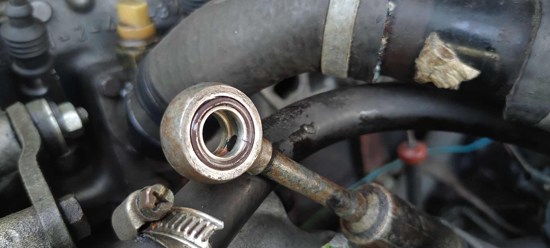 -Гур, шланг, уплотнительные кольца. — Audi 100 (C3), 2,1 л, 1985 года ...