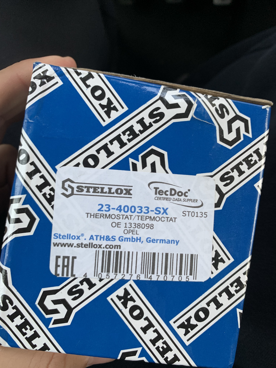 1338098 Термостат, охлаждающая жидкость Opel | Запчасти на DRIVE2