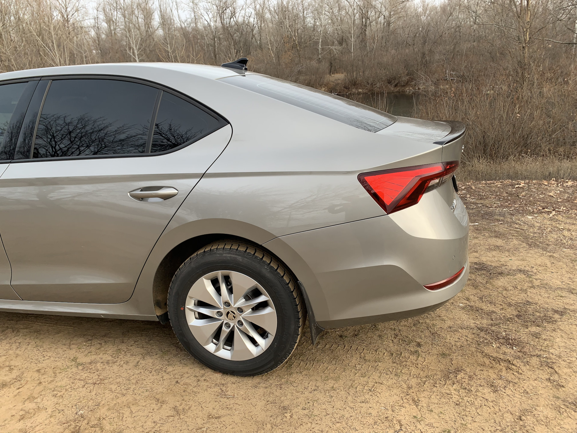 Оригинальный задний спойлер октавия А8 — Skoda Octavia A8 Mk4, 1,4 л ...