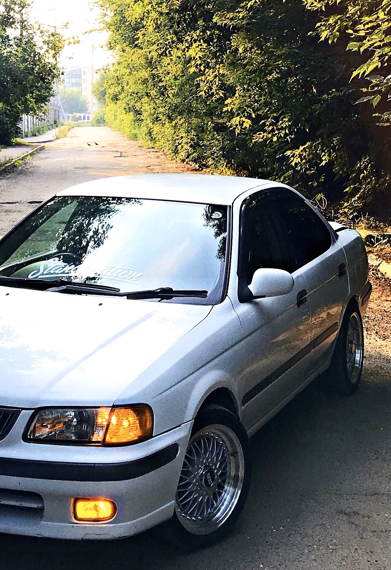 Туманки — Nissan Sunny (B15), 1,5 л, 2001 года | стайлинг | DRIVE2