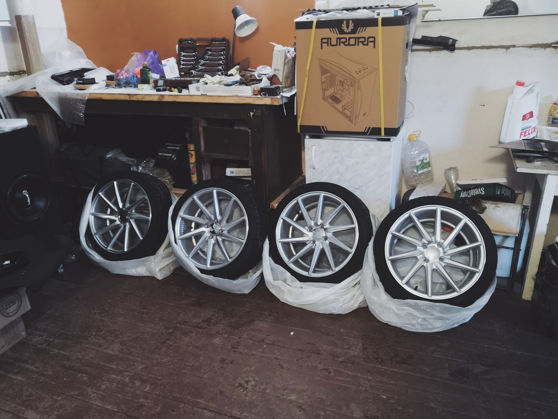 21] Vossen CVT R17 / Вертухи R17 на приору — Lada Приора седан, 1,6 л ...